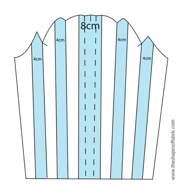 Pleated sleeves - The Shapes of Fabric